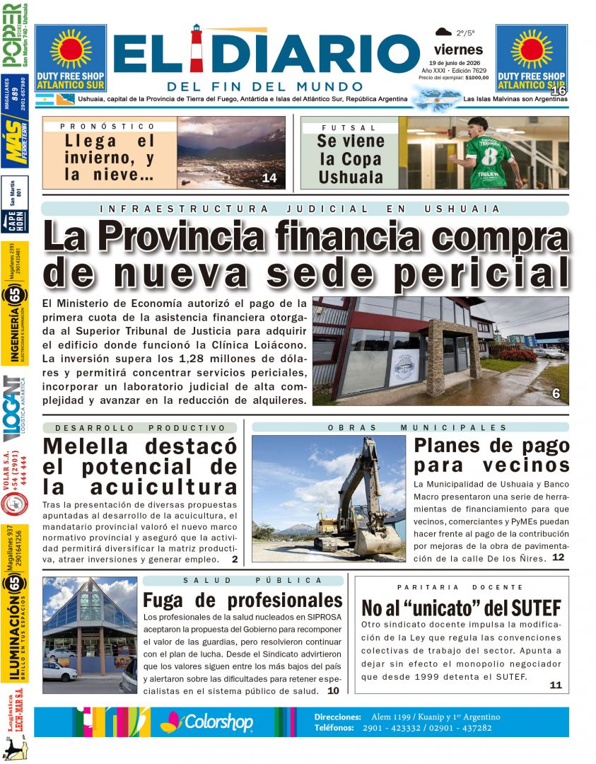 Edicion Impresa | Diario del Fin del Mundo